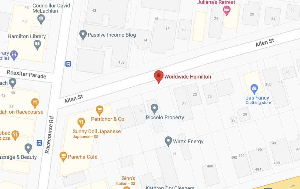 Worldwide Hamilton - Racecourse Road